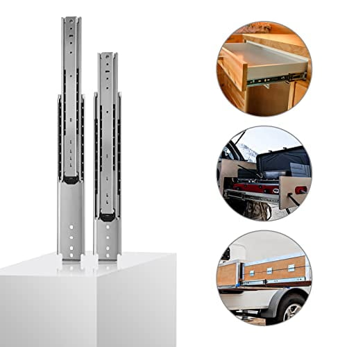 Heavy Duty Drawer Slides Without Lock, 1 Pair 56 inch, Industrial ...