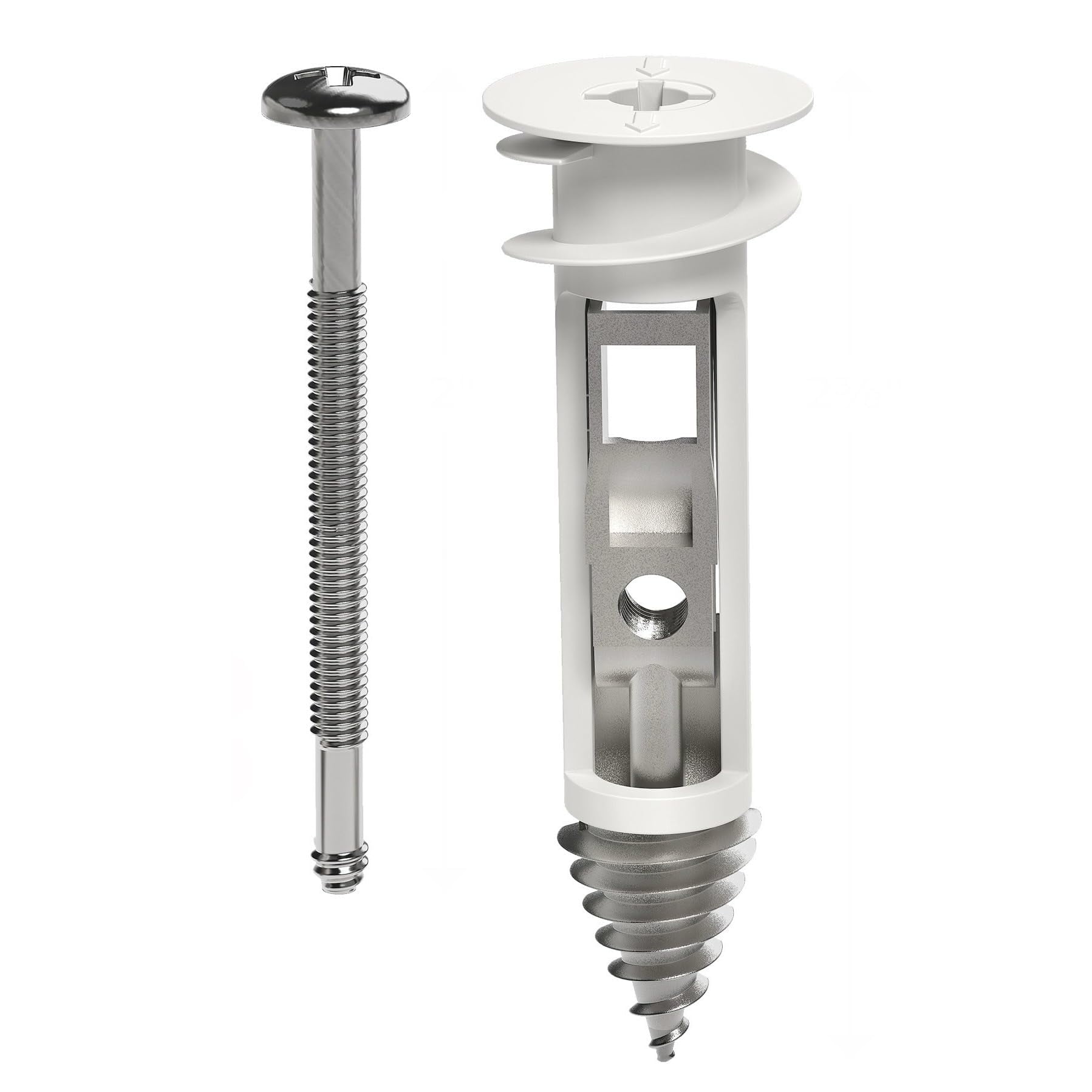 Heavy Duty Drywall Anchors and Screws Kit Including Toggle Anchors ...
