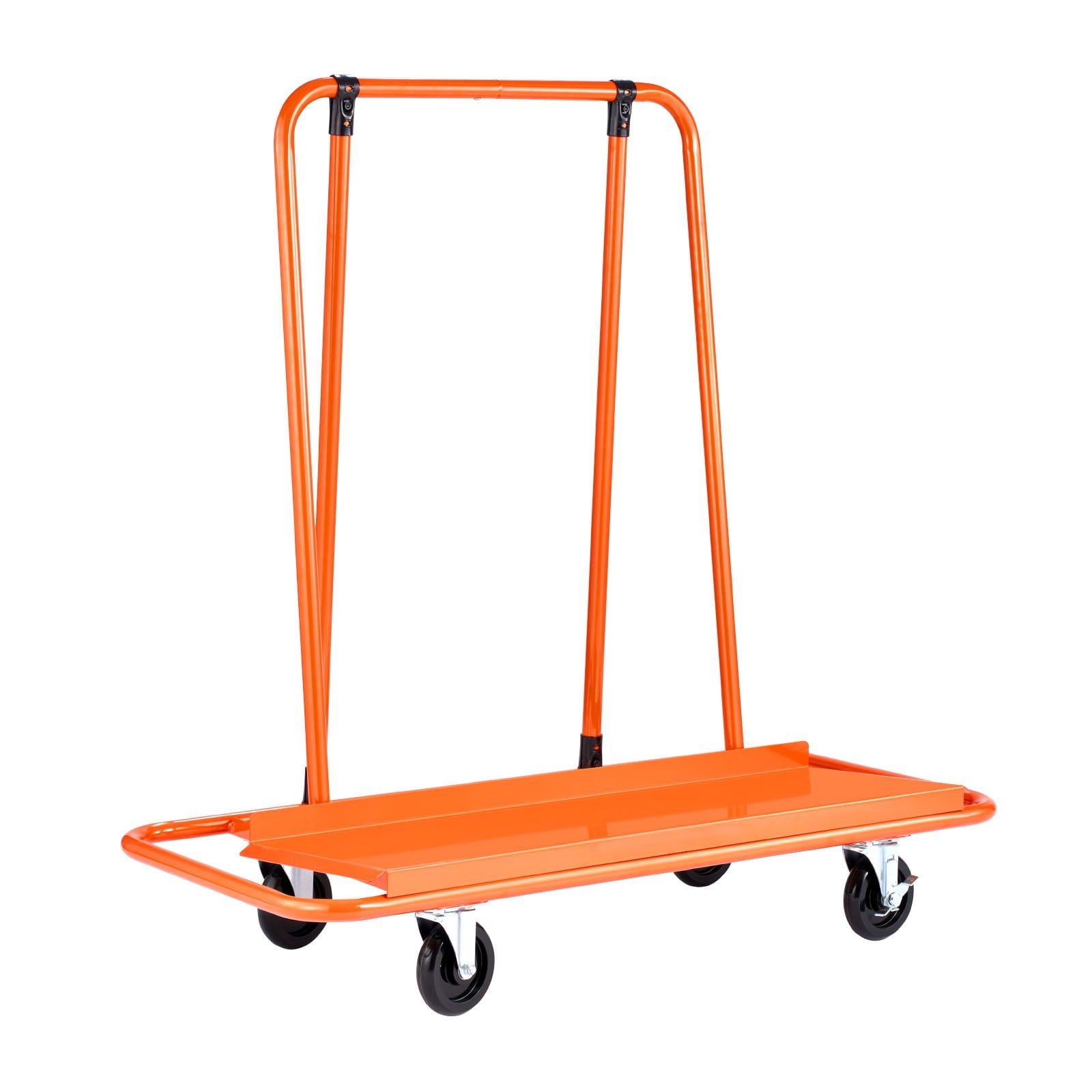Heavy-Duty Drywall Dolly Cart - 1800 lbs Capacity, 4 Swivel Casters ...