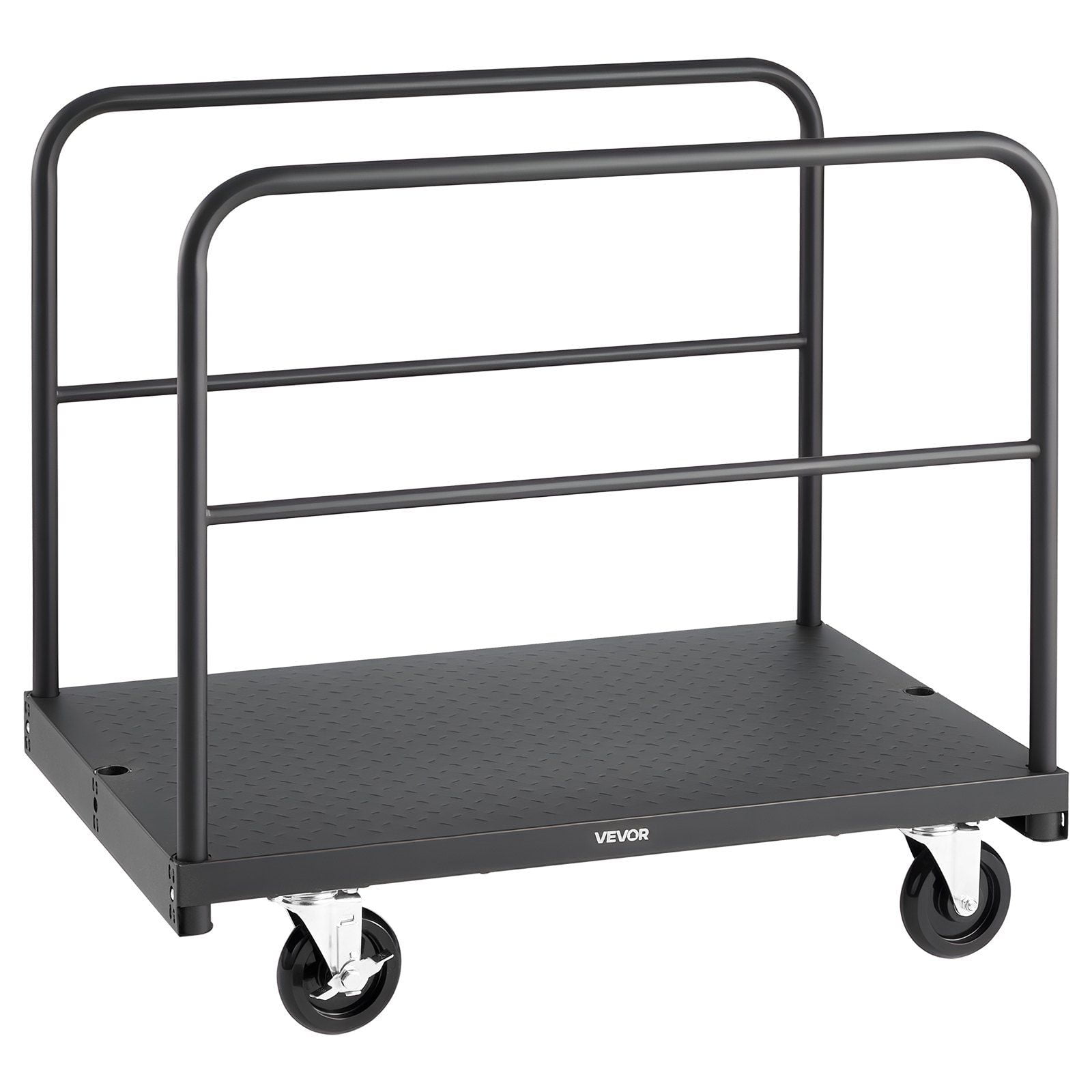 Heavy Duty Drywall Material Handling Cart with 5" Casters, 1800 lbs ...