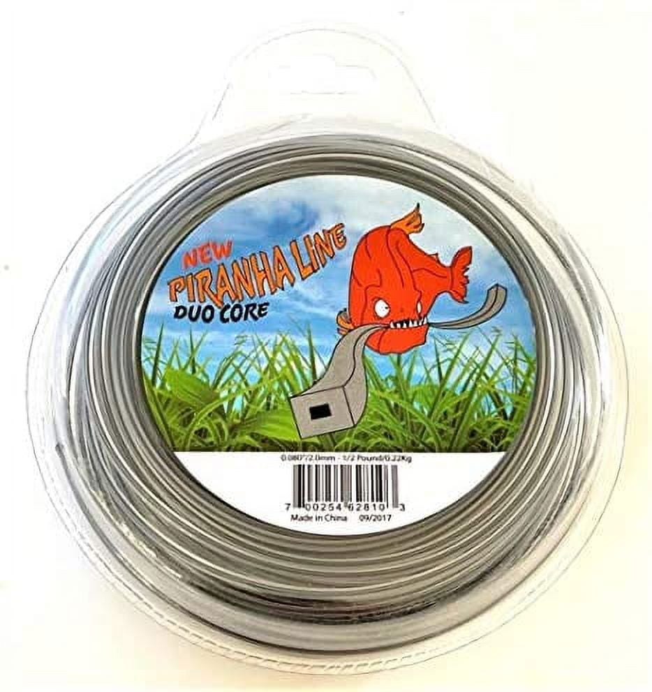 Heavy-Duty Dual Core Square Trimmer Line .080-Inch by 50 Feet for ...