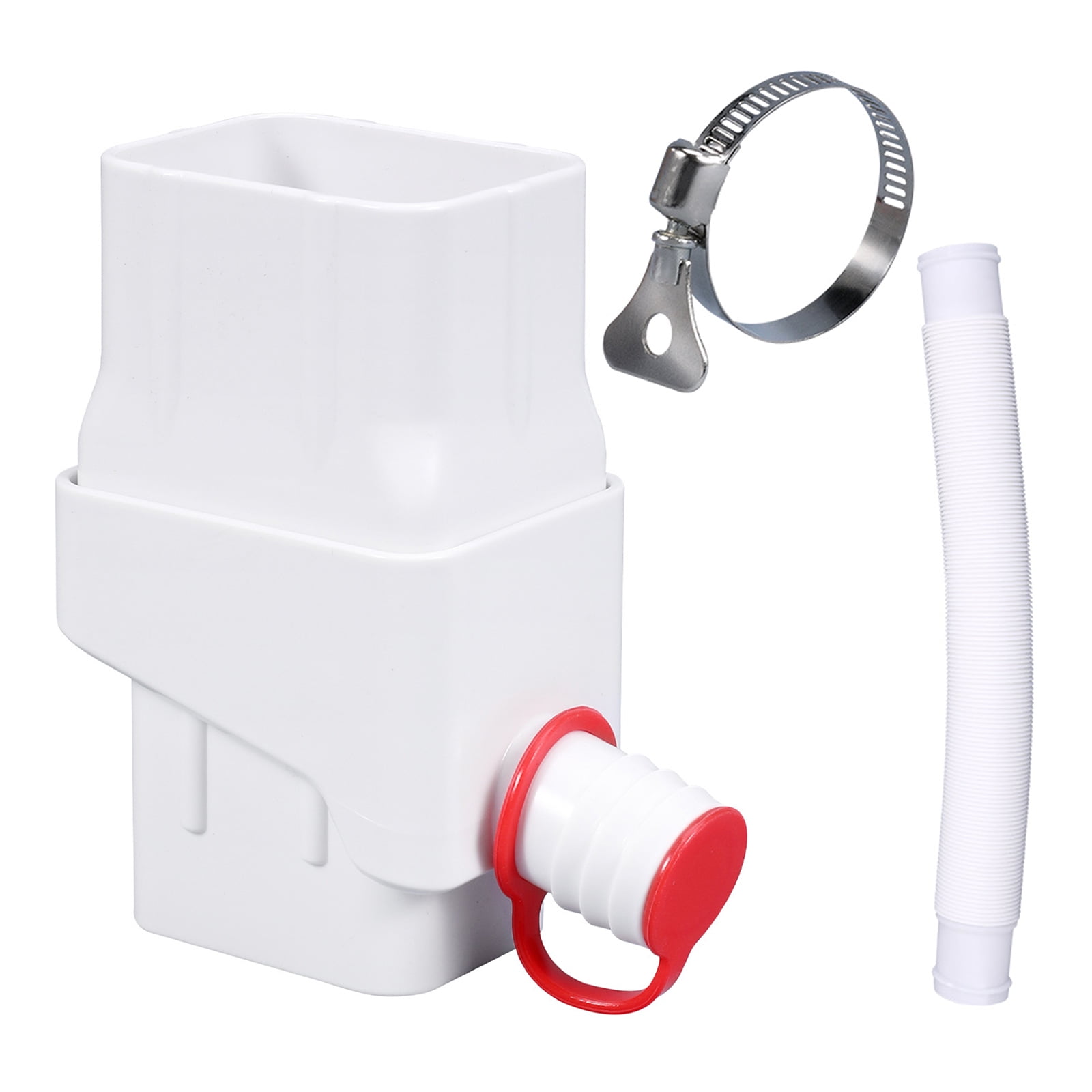 Heavy-Duty Dual-Outlet Rain Diverter For Downspouts PVC Garden Water ...