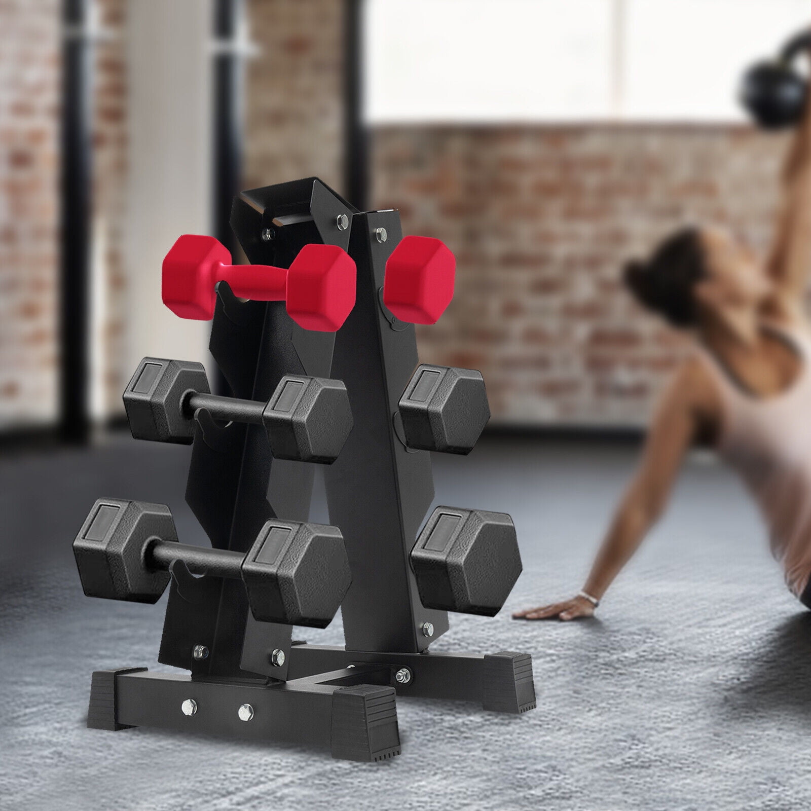 Heavy Duty Dumbbell Rack Stand Weight Dumbbell Rack Storage Shelf ...