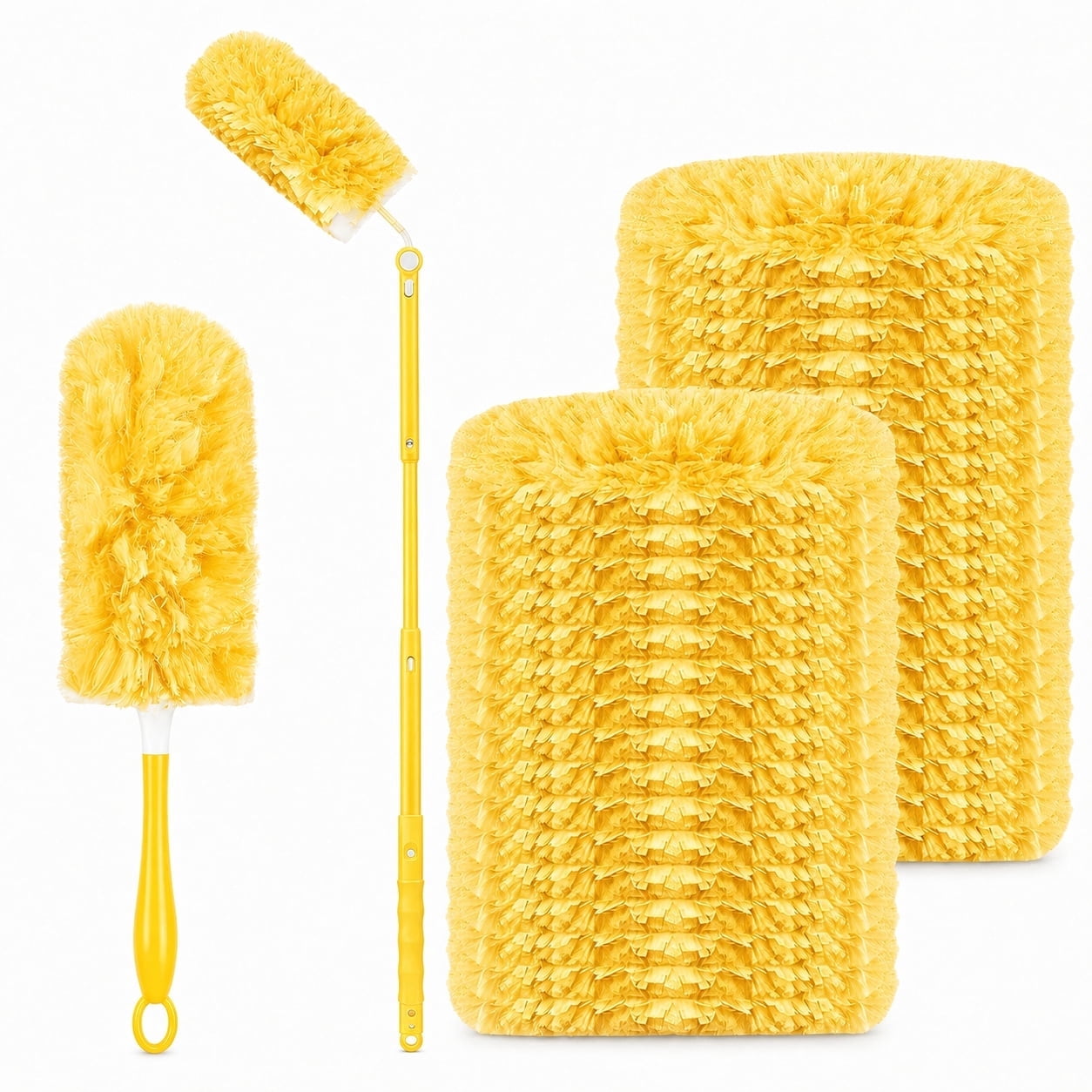 Heavy Duty Duster Refills, 30 pcs with Handle & Extendable Handle*1 ...