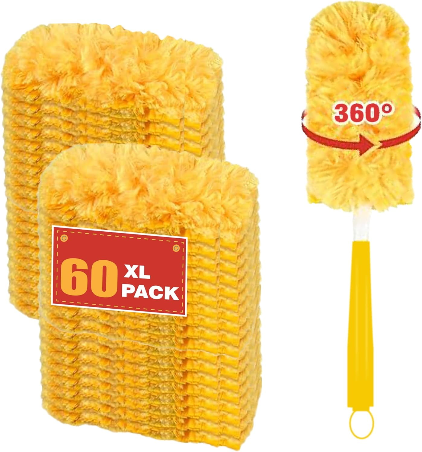 Heavy Duty Duster Refills, Unscented Disposable Dusters Kit for ...