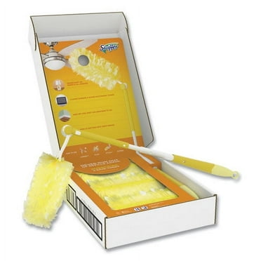 Swiffer 21620CT 360 Dusters Refill, Dust Lock Fiber, Yellow, 6/Box, 4 ...