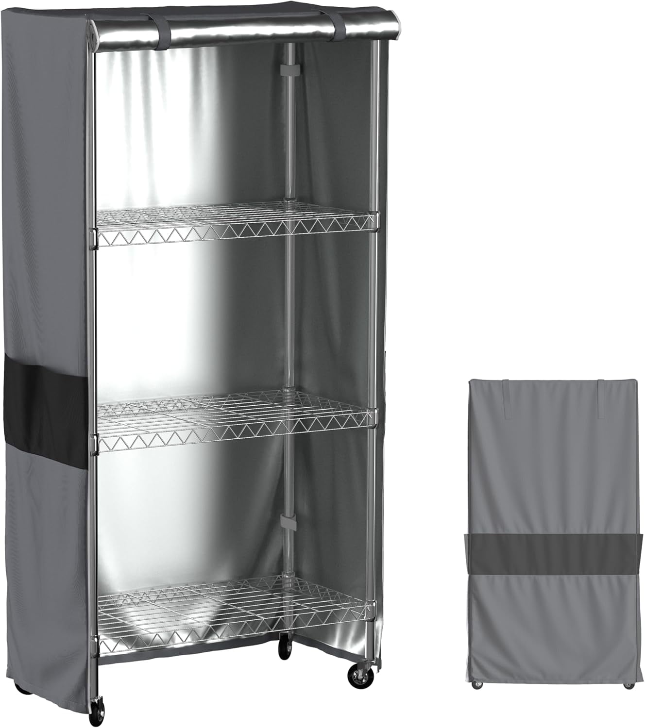 Heavy Duty Dustproof Storage Rack Covers, Outdoor Shelving Covers for ...