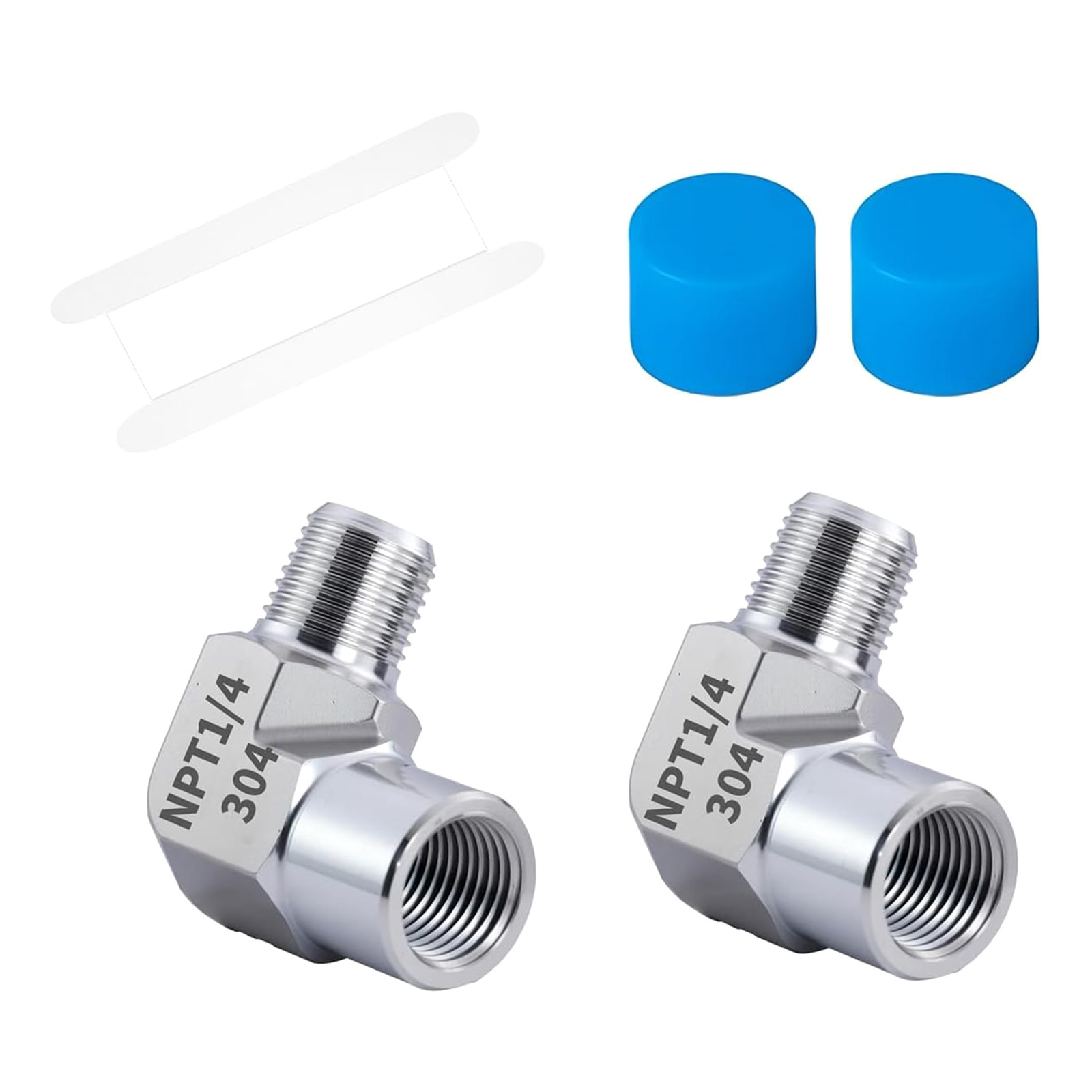 Heavy Duty Elbow Connector 90 Degree Pipe Elbows Pressure Gauge Fitting ...