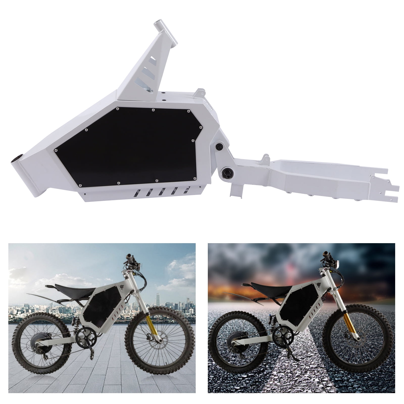 Heavy-Duty Electric Bike Frame for 20" & 26" Bikes, Sturdy Iron ...