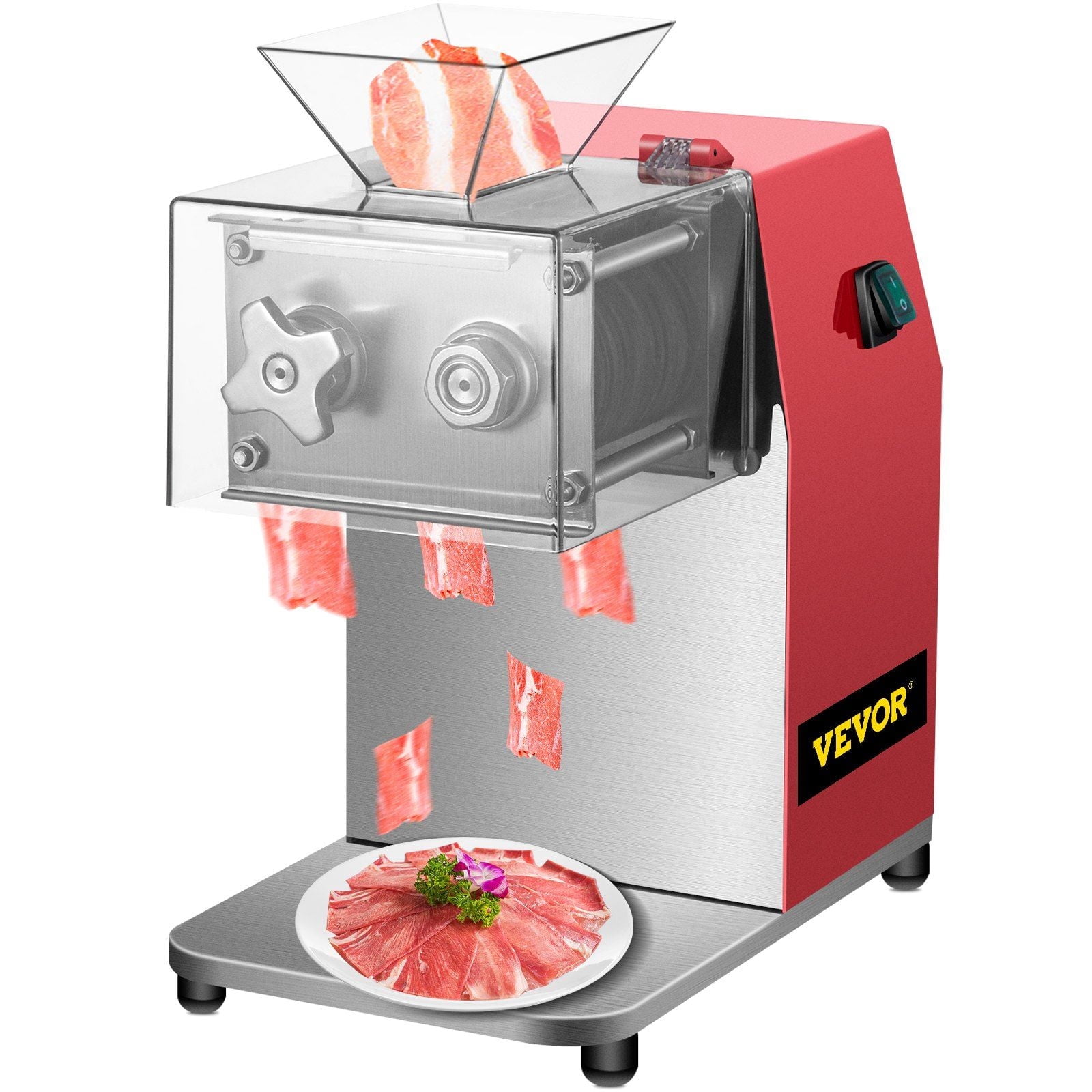 Heavy-Duty Electric Meat Cutter Shredder Grinder, 551 lbs Per Hour ...