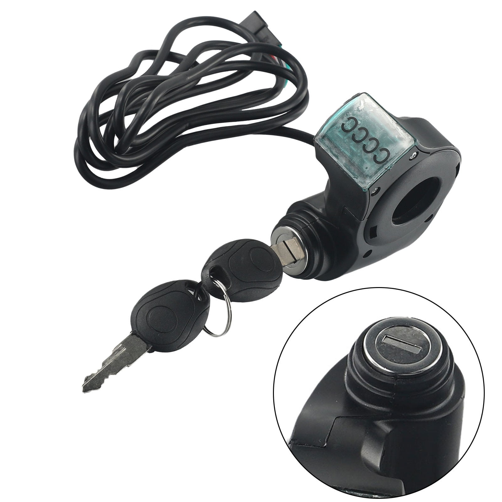 Heavy Duty Electric Scooter Ignition Lock with Starter Switch and Keys ...