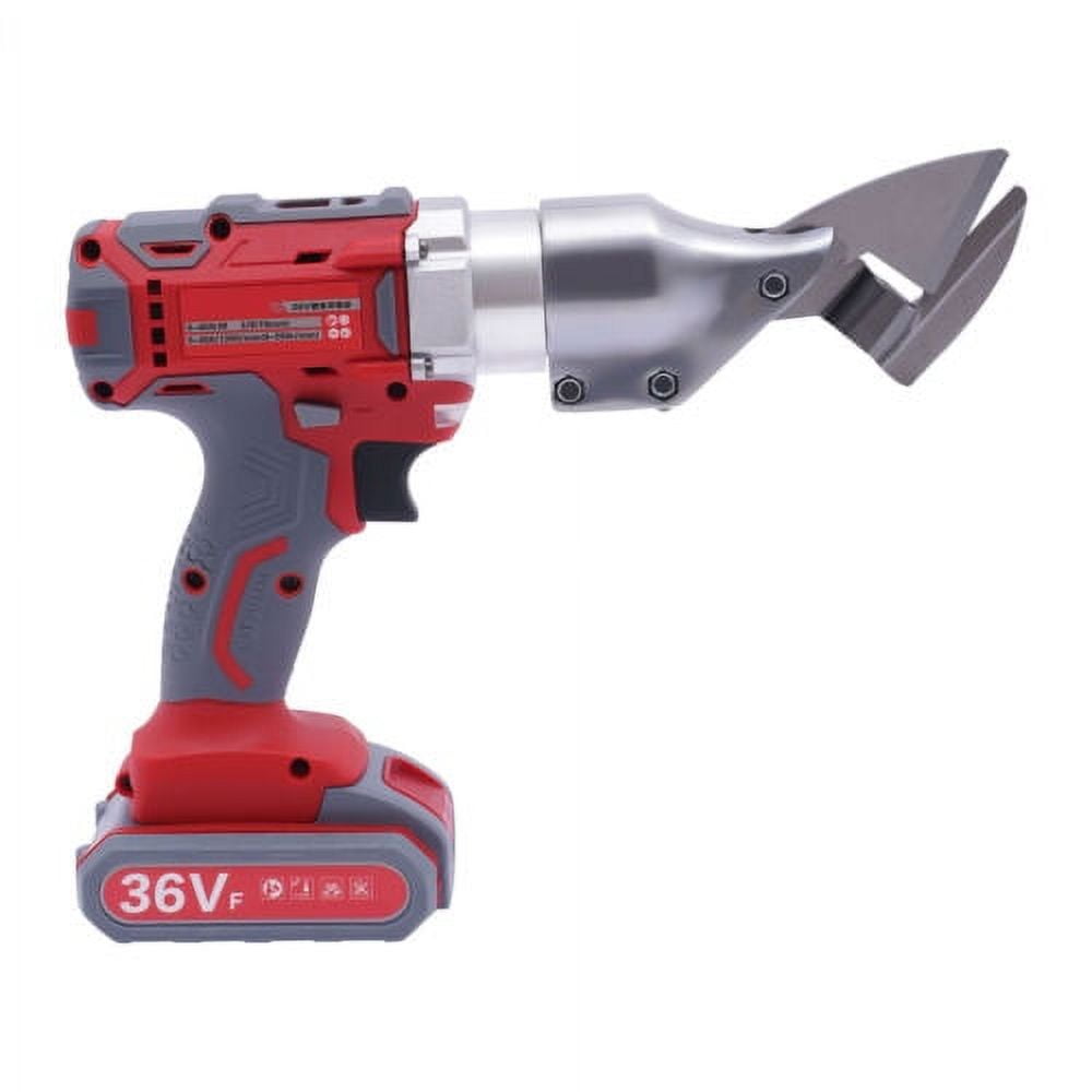 Heavy Duty Electric Sheet Metal Cutter Tin Snip Handheld Shear Cutting ...