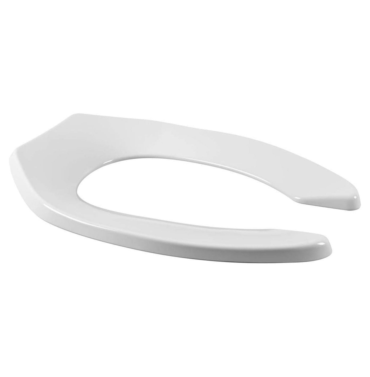 Heavy Duty Elongated Open Front Toilet Seat with Hassle- Installation ...