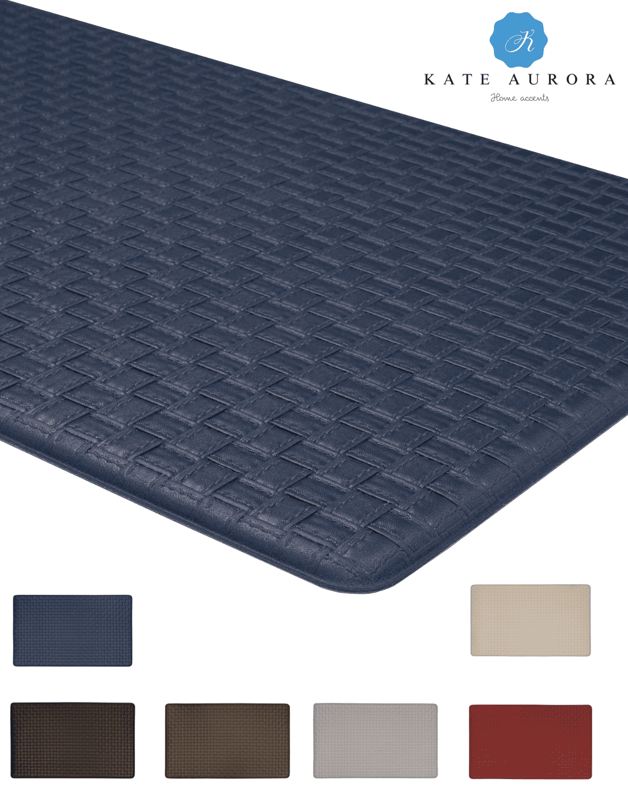 Heavy Duty Embossed Non Slip Indoor/Outdoor Oversized Jumbo Memory Foam ...