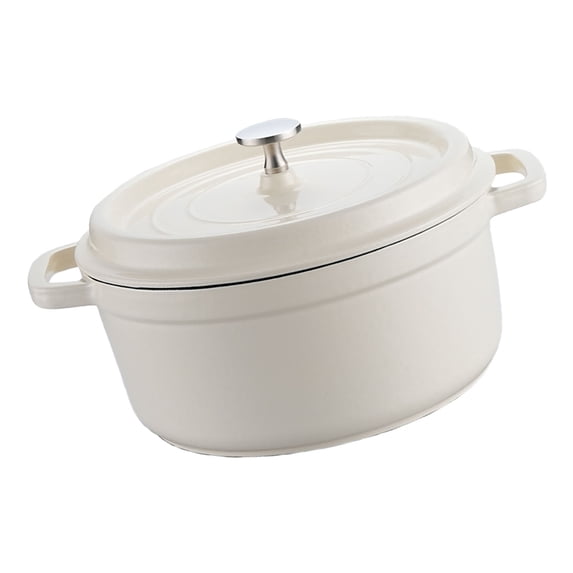 Heavy Duty Enameled Cast Iron Dutch Oven Stockpot Casserole Dish with ...