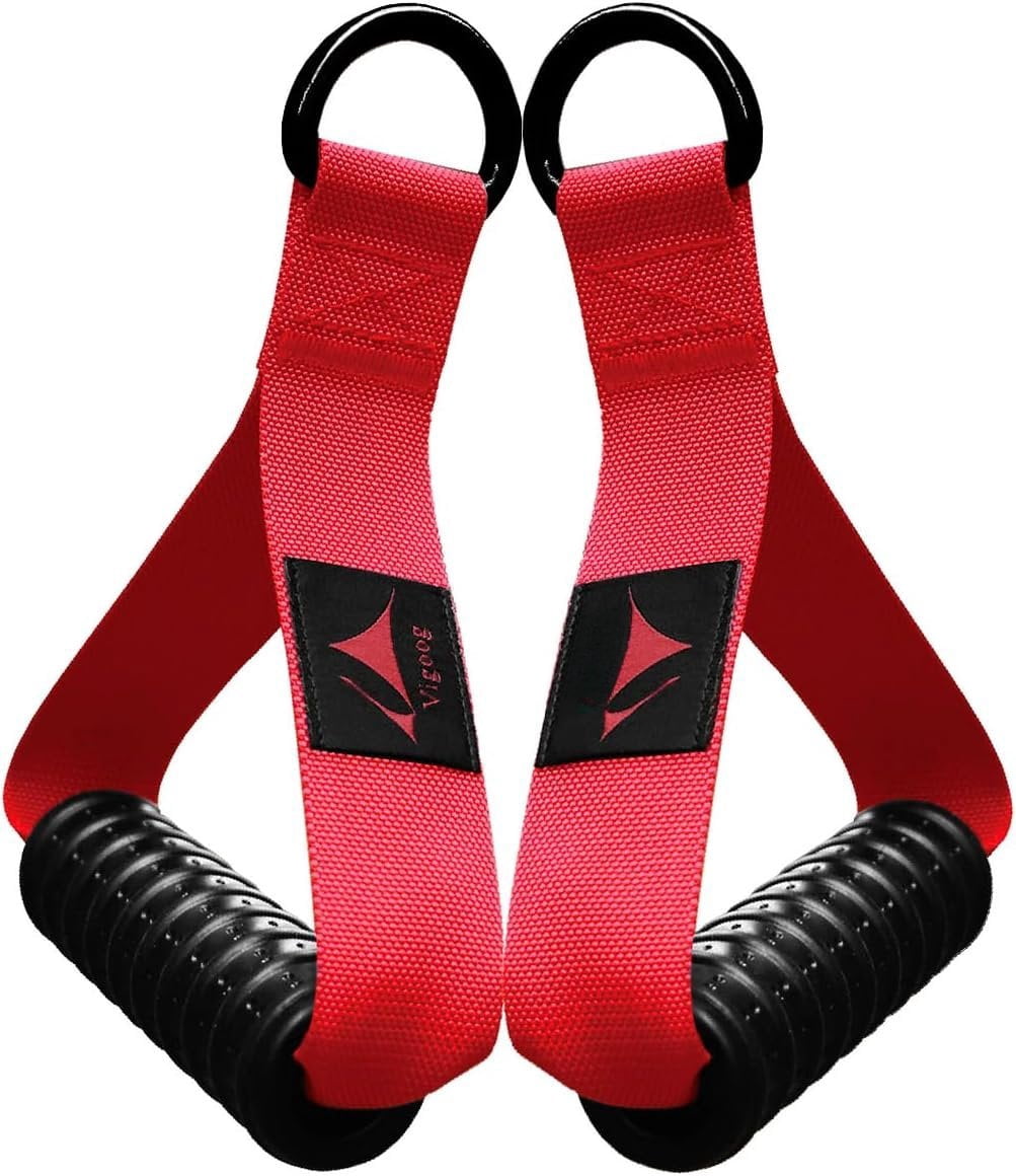 Heavy Duty Exercise Handles, Ultra-Durable Rubber Workout Grip ...