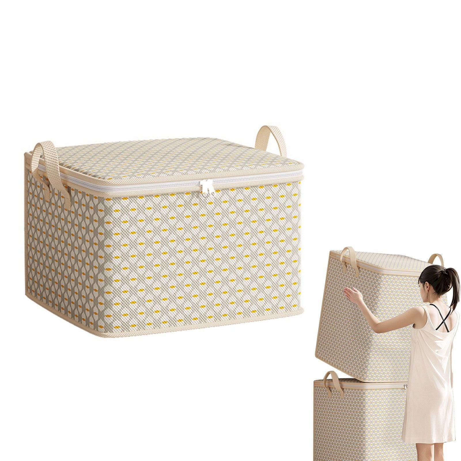 Heavy Duty Extra Large Clothes Storage Foldable Blanket Storage Bags ...