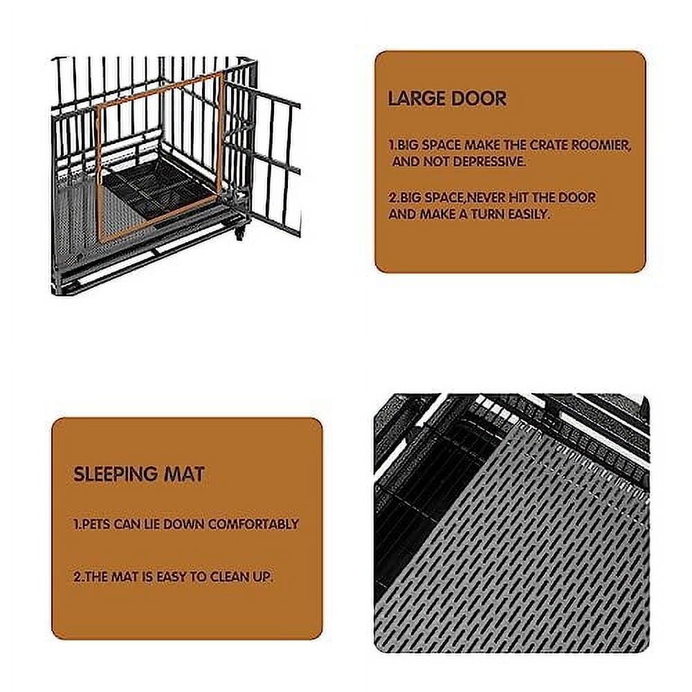 Heavy Duty Extra Large Indestructible Dog Crate Kennel Indoor with ...