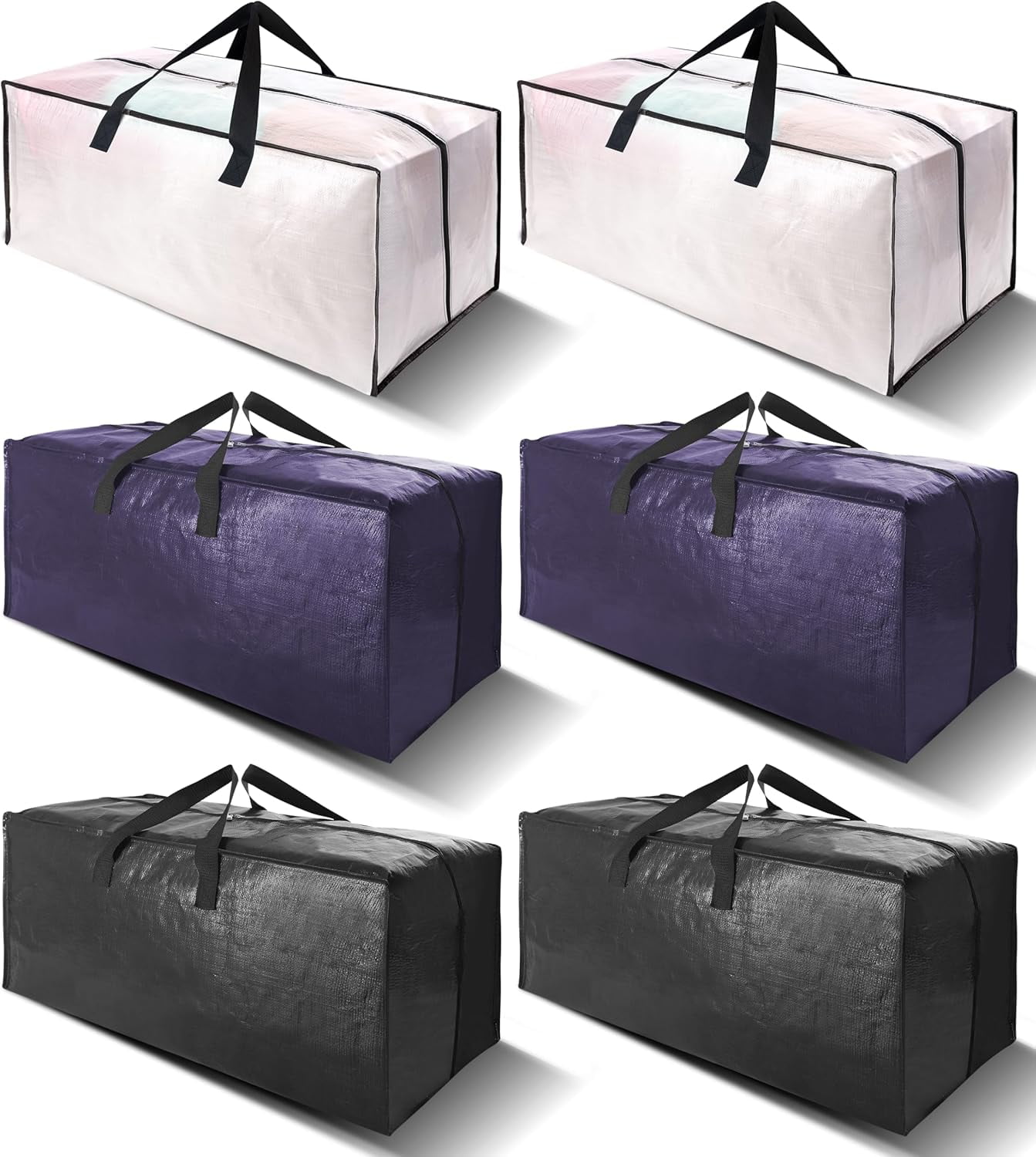 Heavy Duty Extra Large Moving Bags W/Backpack Straps - Strong Handles ...