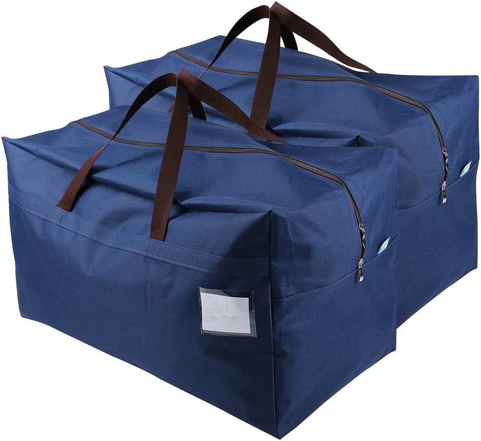 Heavy Duty Extra Large Moving Bags with Handles & Zippers, Storage ...