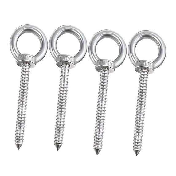 Heavy Duty Eye Hooks Self Tapping Eyelet Screw Load Capacity 700LBS ...