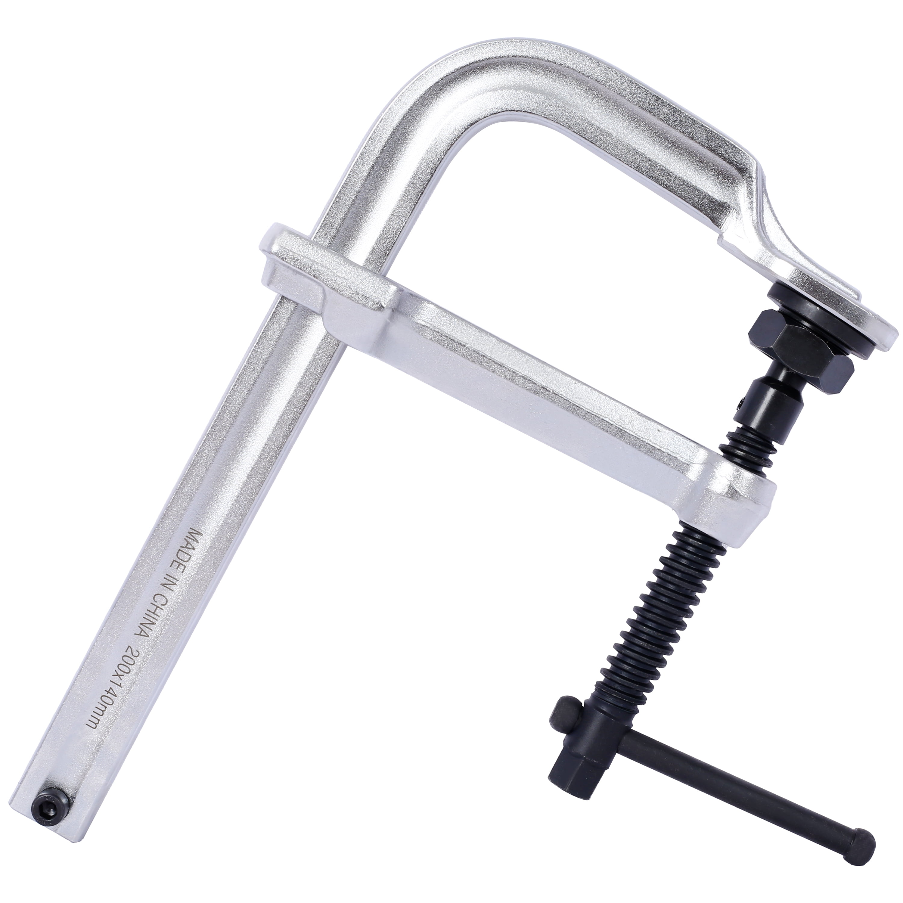 Heavy-Duty F-Clamp,, Removable Swivel Pad, Deep Throat F Clamp 5-1/2 ...