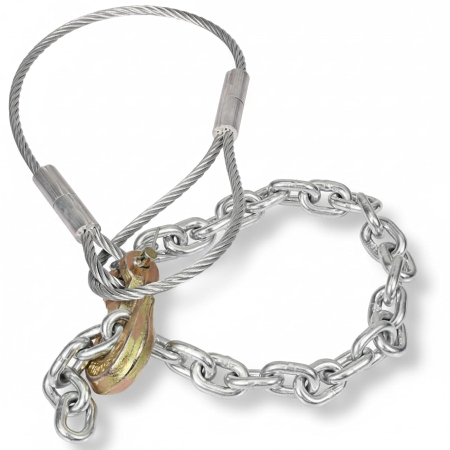 Heavy Duty Fence Post Removal Tool with Galvanized Cable and Chain ...