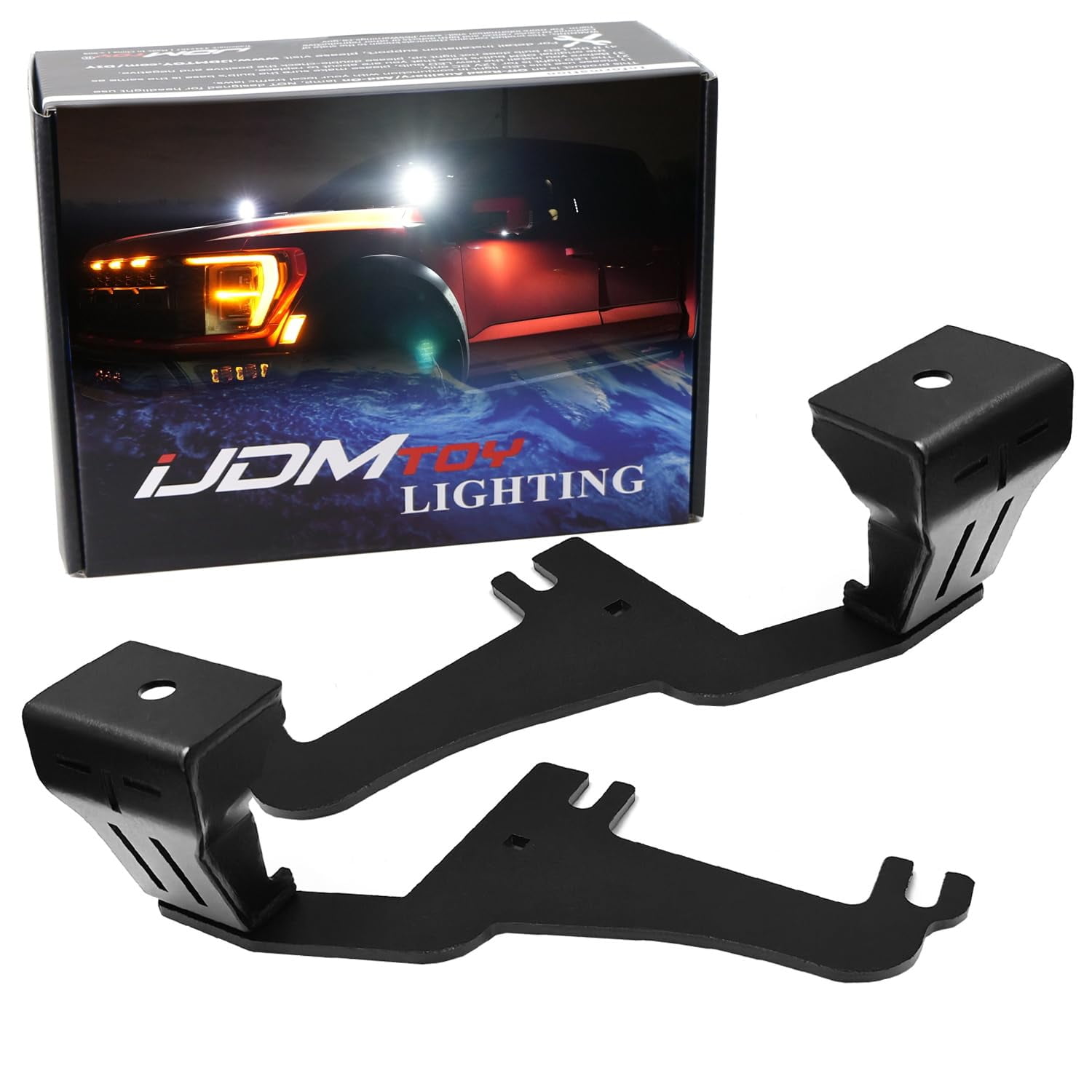 Heavy Duty Fender Flare Opening Mount Ditch Light Bracket Hardware For ...