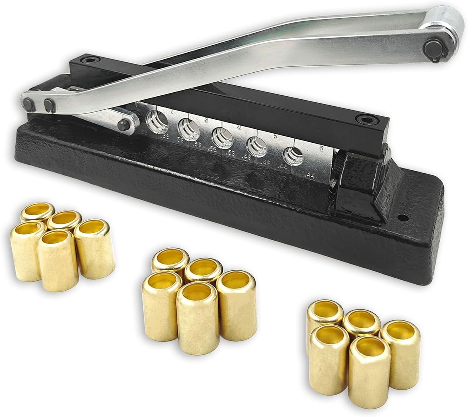 Heavy Duty Ferrule Hose Crimper Tool, Air Hose Repair Kit for 3/8, 1/4 ...