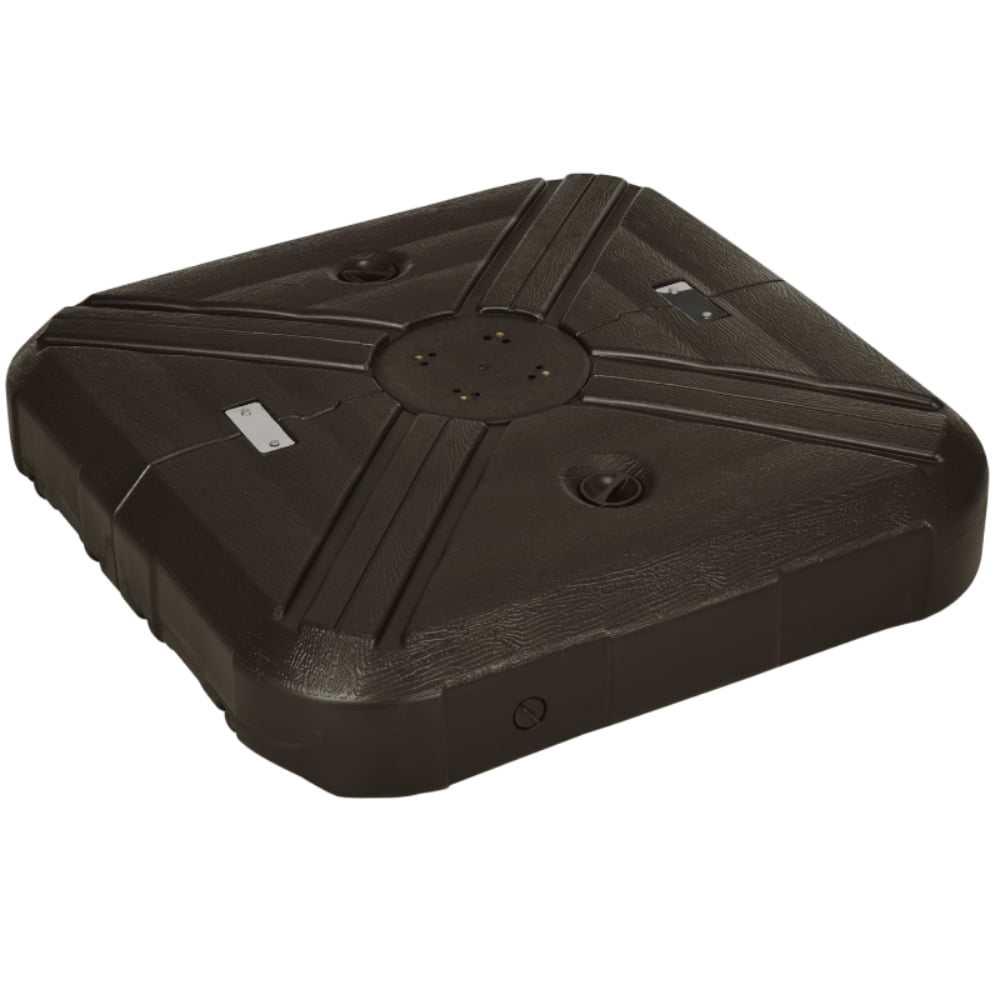 Heavy-Duty Fillable Patio Umbrella Base with Wheels 430lbs Sand or ...