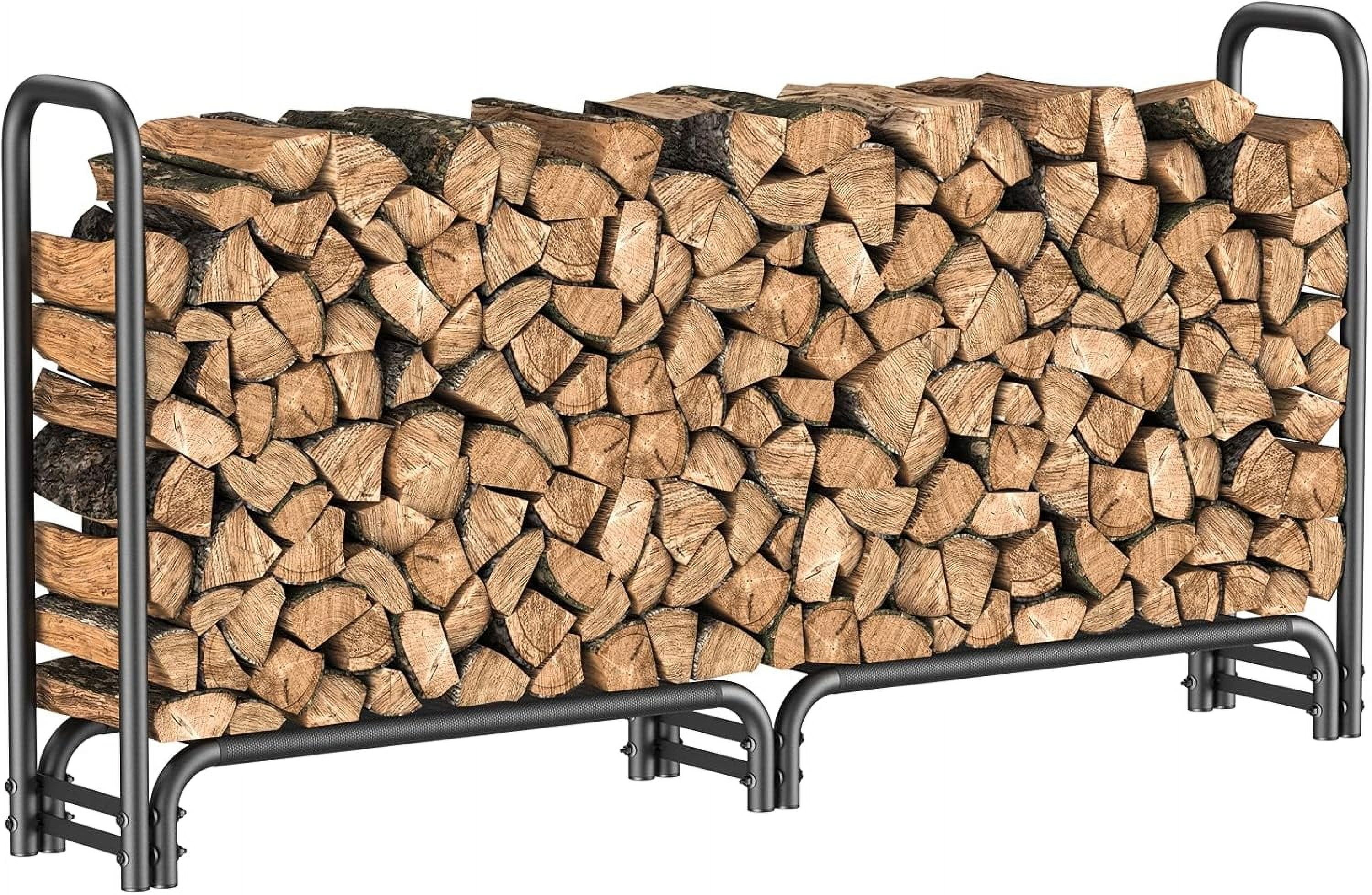 Heavy Duty Fire Wood Racks Holds Up to 4000LBS, Fireplace Log Holder ...