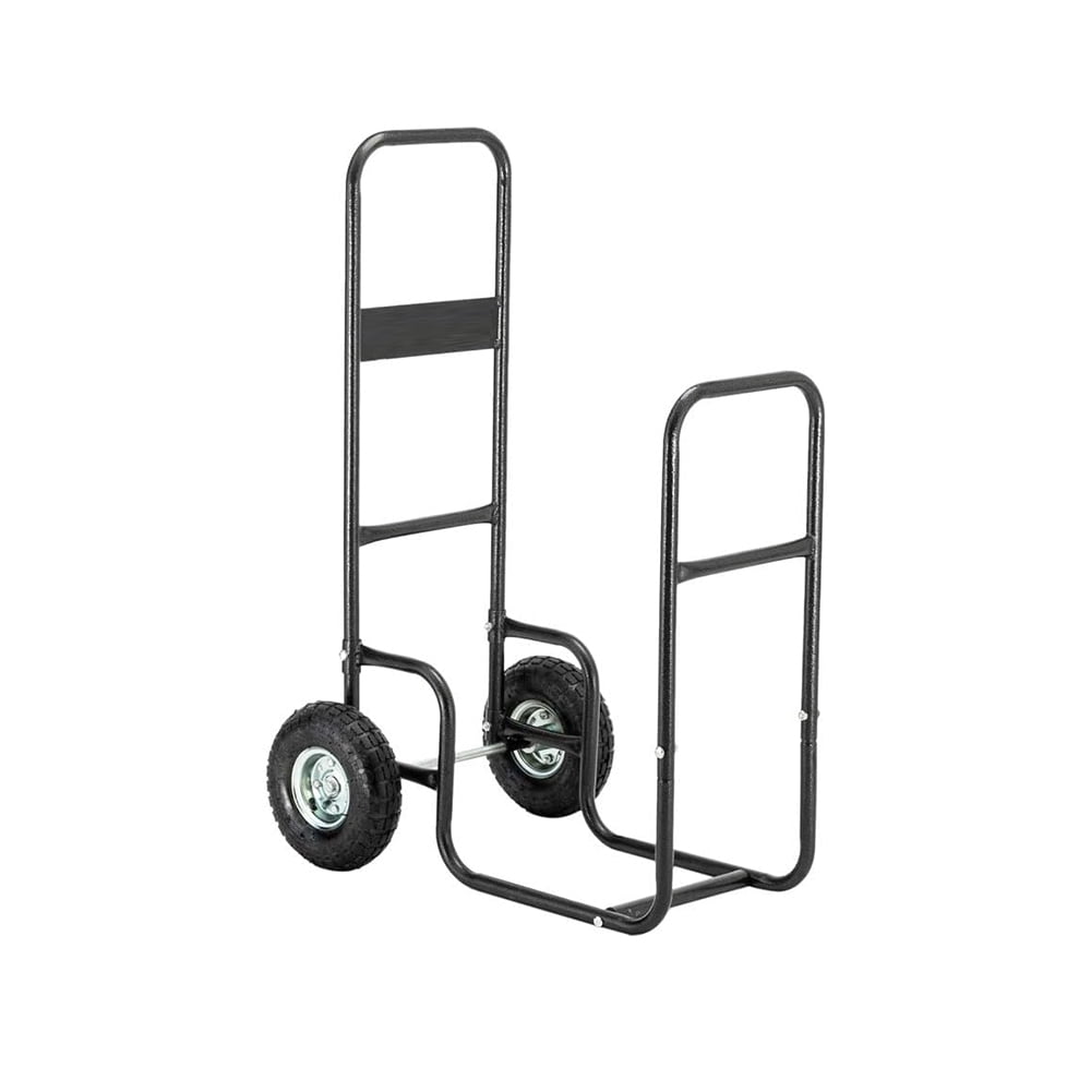 Heavy Duty Firewood Carts, High Quality Fireplace Log Rolling Caddy ...