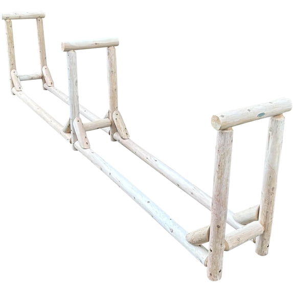 Heavy-Duty Firewood Rack for Outdoor Wood Storage – 12 ft. Unfinished ...