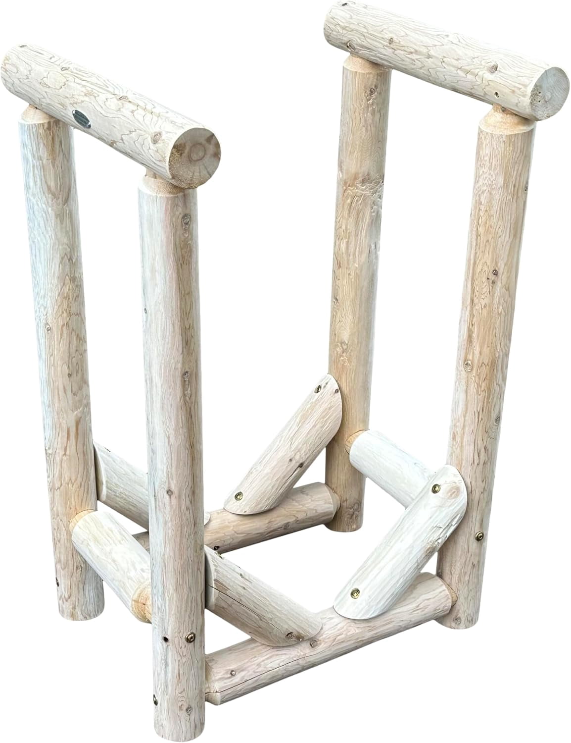 Heavy-Duty Firewood Rack for Outdoor Wood Storage – 2 ft. Unfinished ...
