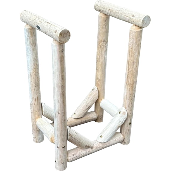 Heavy-Duty Firewood Rack for Outdoor Wood Storage – 2 ft. Unfinished ...