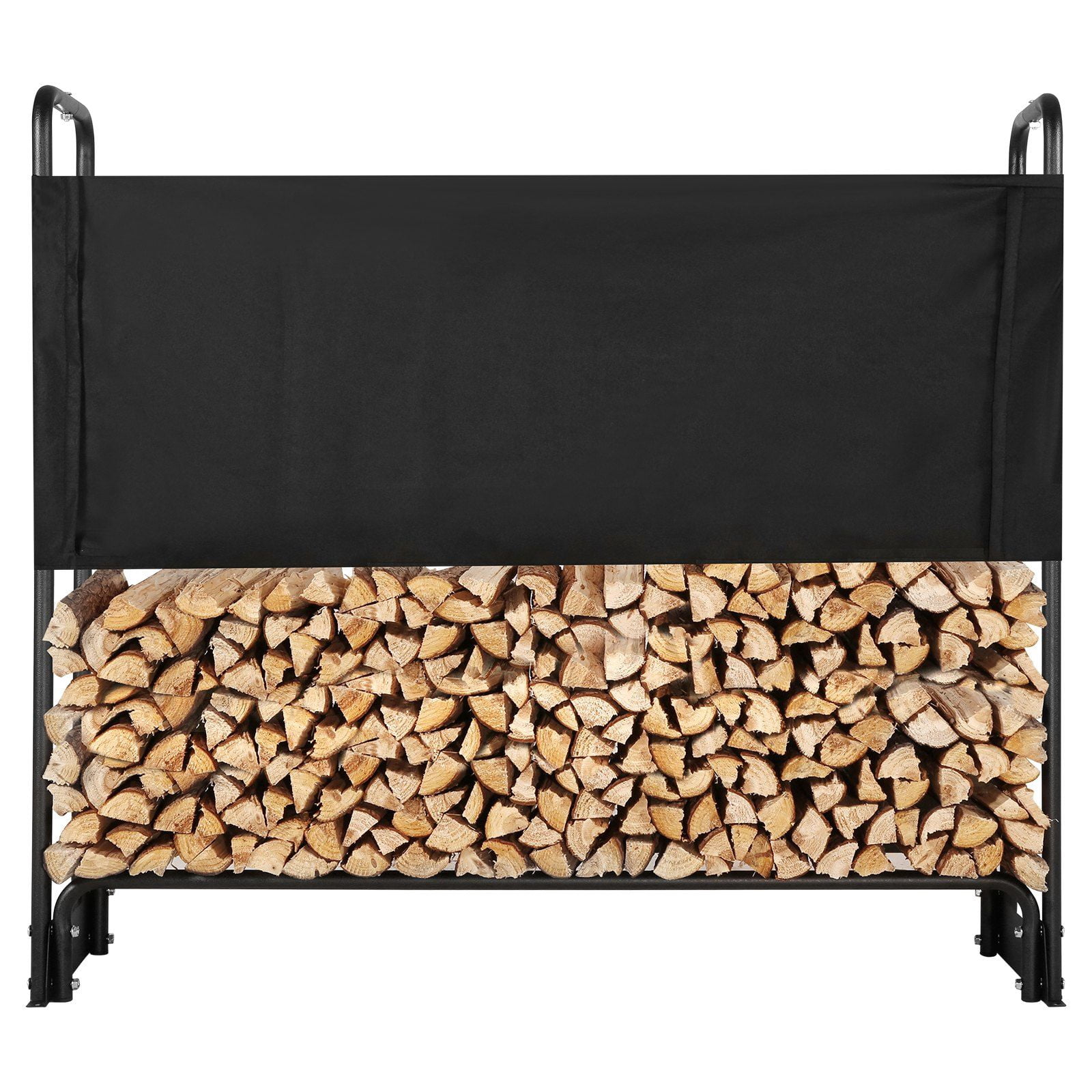 Heavy Duty Firewood Rack with Waterproof Cover - Large 52 x 14.2 x 46.1 ...