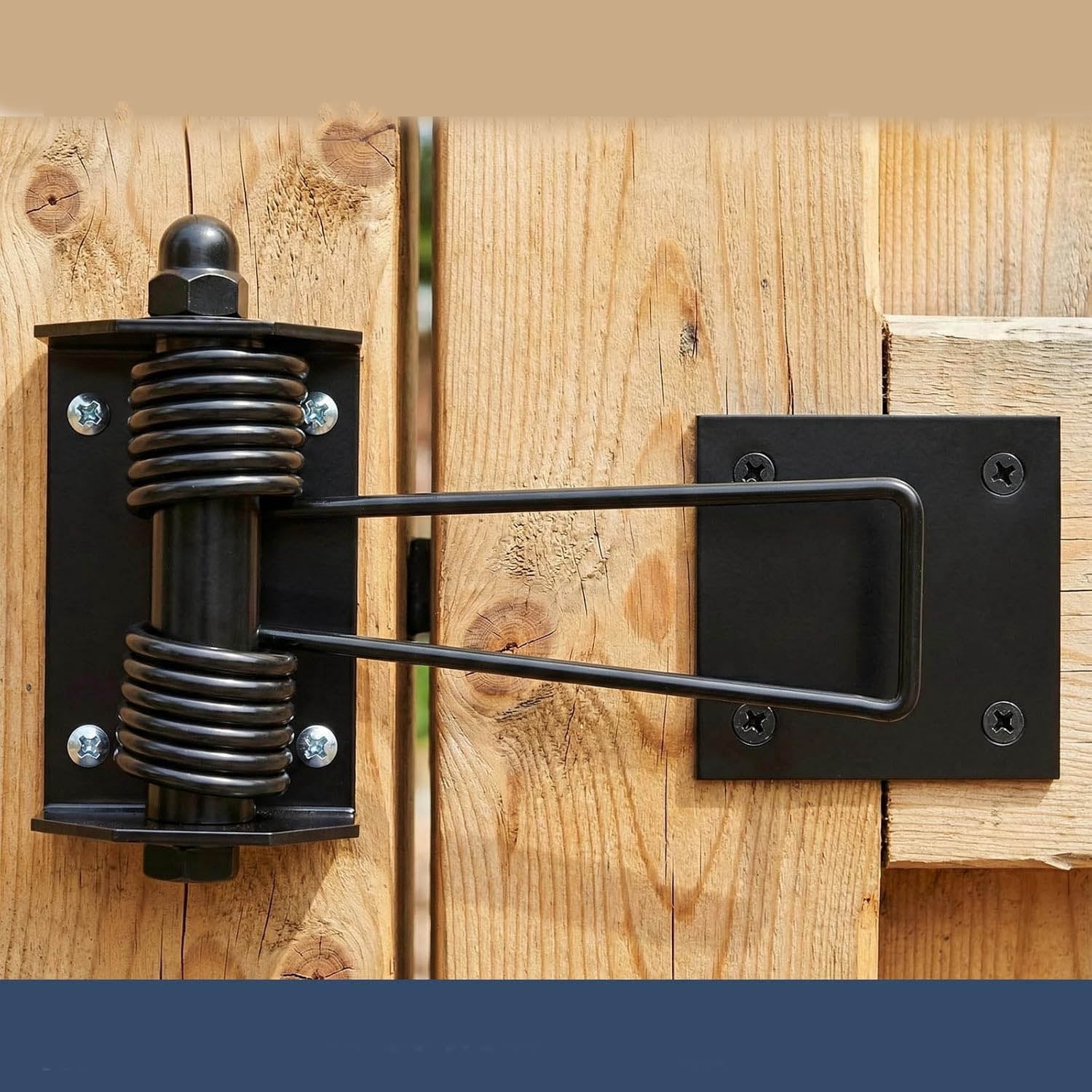 Heavy Duty Flat Gate Closer, Powder Coated, Self Closing Adjustable ...