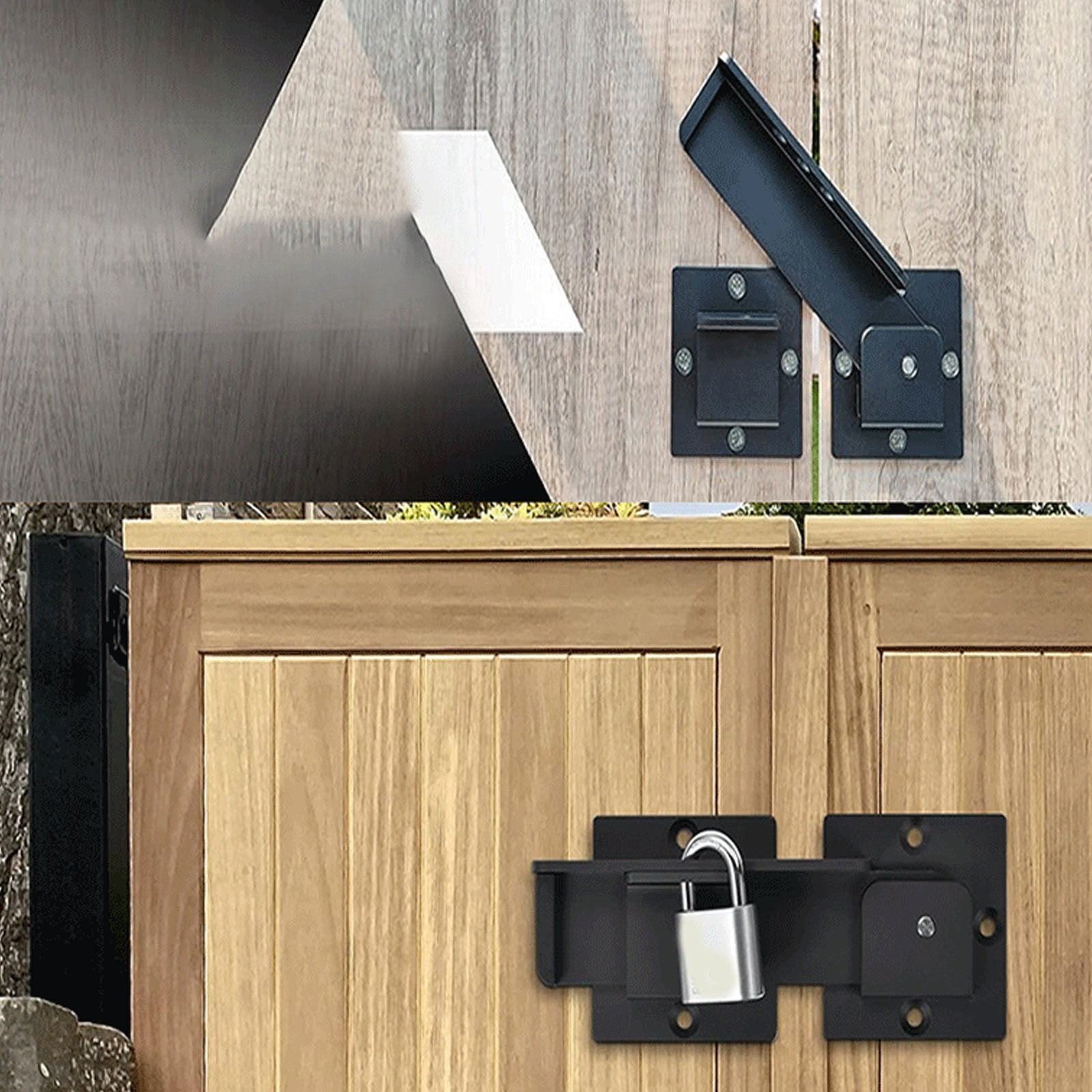 Heavy Duty Flip Gate Latch With Padlock Hole Carbon Steel Adjustable ...