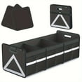 Heavy-Duty Foldable Car Trunk Organizer with Multi-Pockets & Reflective ...