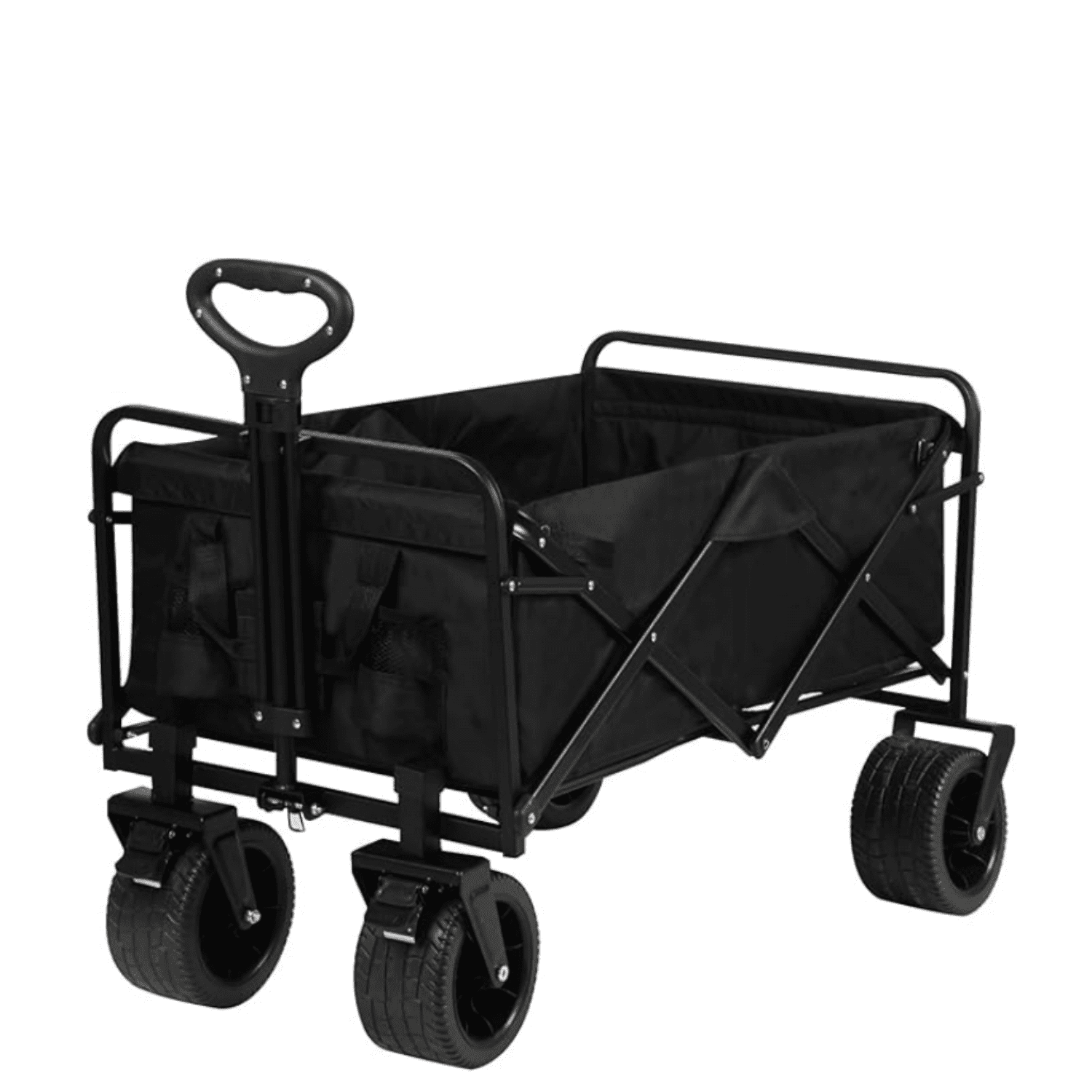 Heavy-Duty Folding 550 Lbs Collapsible Wagon with Big Wheels - Robust ...