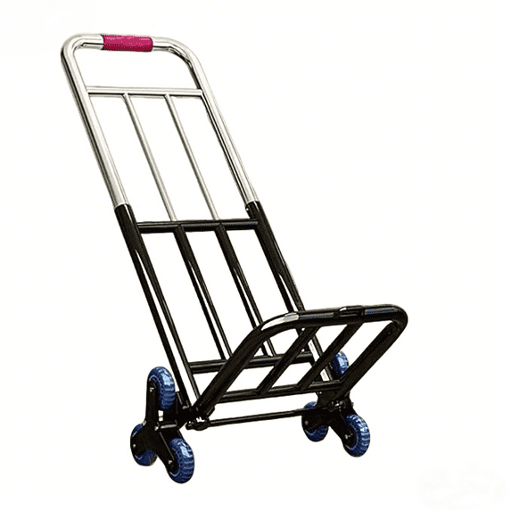 Heavy Duty Folding Hand Truck with Stair Climbing Wheels, Large Load ...