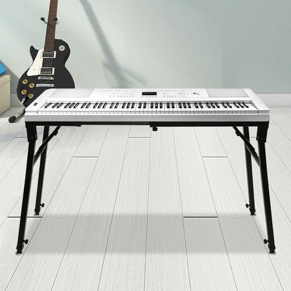 Heavy Duty Folding Keyboard Stand, Adjustable Keyboard Stand Piano DJ ...