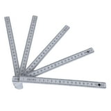 Heavy Duty Folding Ruler Precision Metric Ruler Measurement Tool for ...