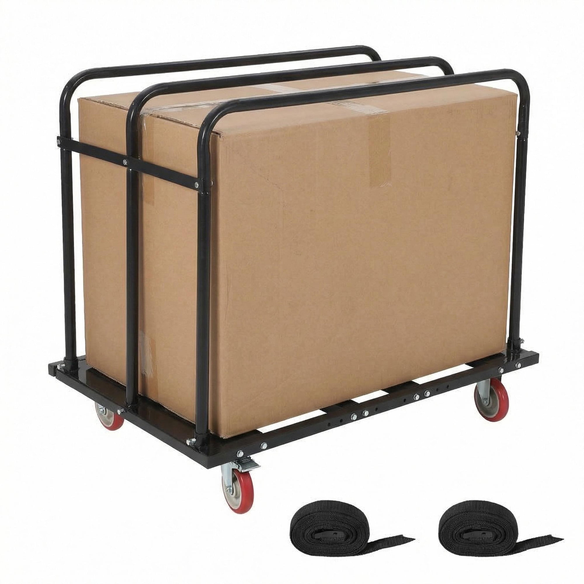 Heavy Duty Folding Table Cart, 1800 Lbs Capacity with 5" Swivel Wheels ...