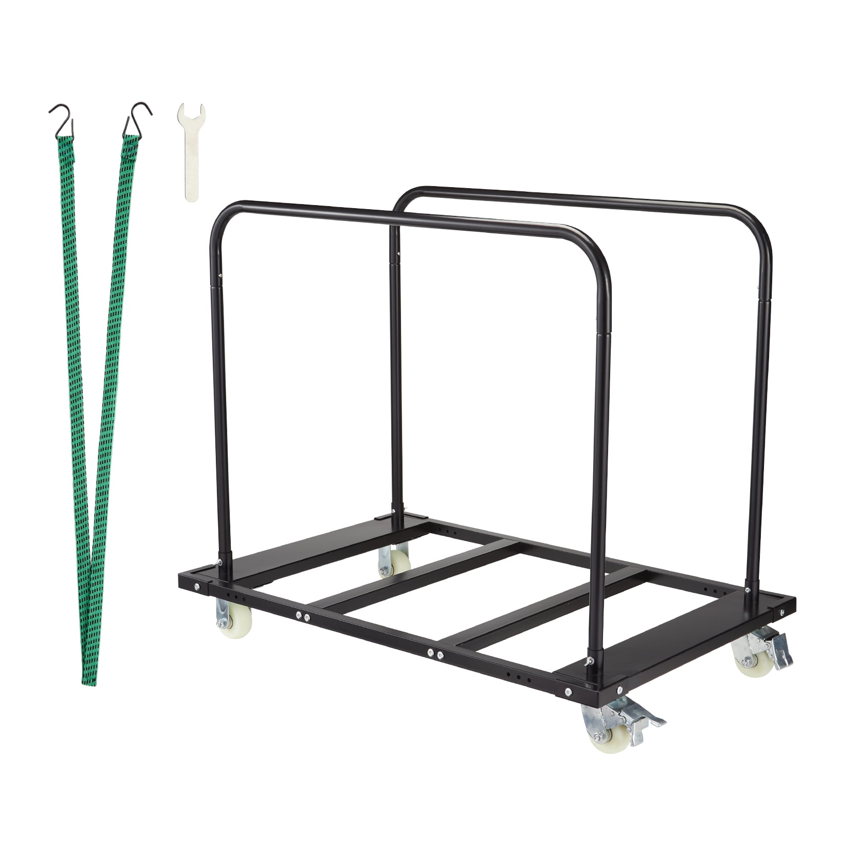 Heavy Duty Folding Table Cart with Wheels, 1500 lbs Drywall Cart Steel ...