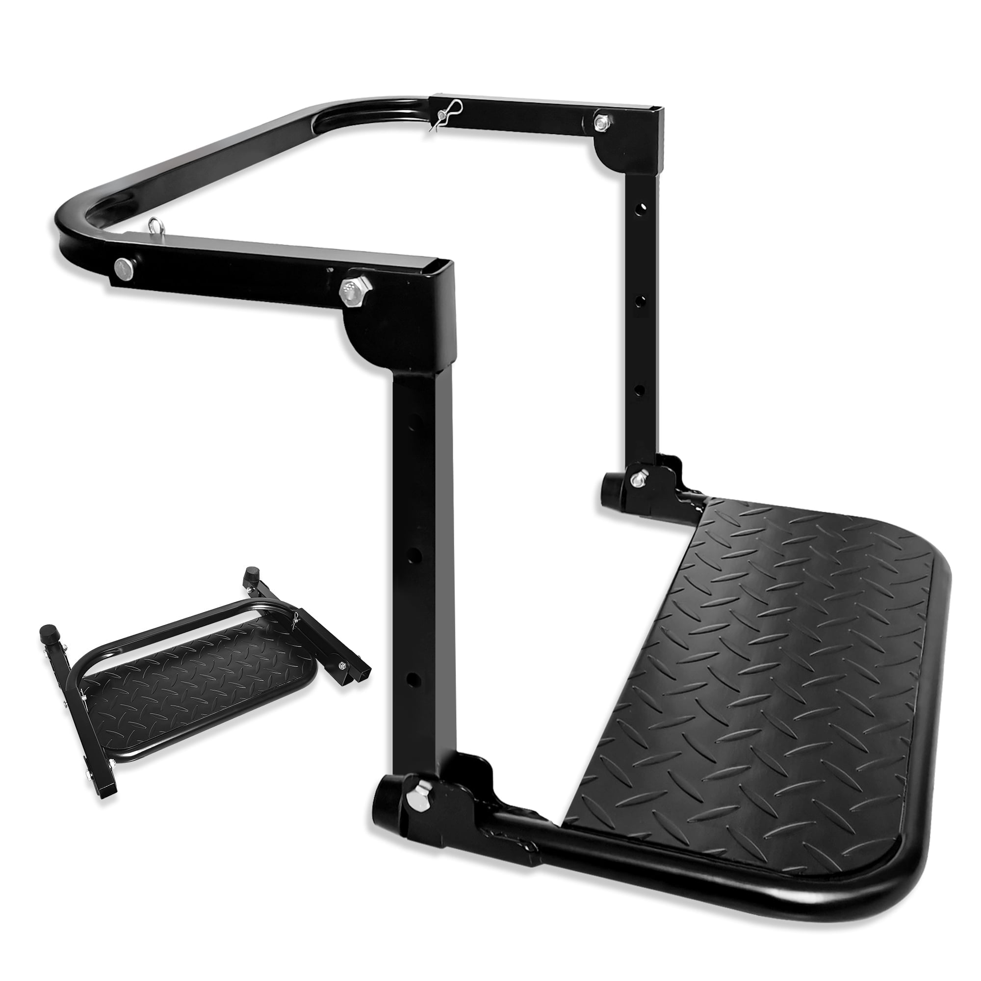 Heavy Duty Folding Tire Step for Truck, SUV and RV Adjustable Tire ...