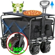 Rolling Garden Scooter with Wheels - Garden Cart Seat with 360 Swivel ...