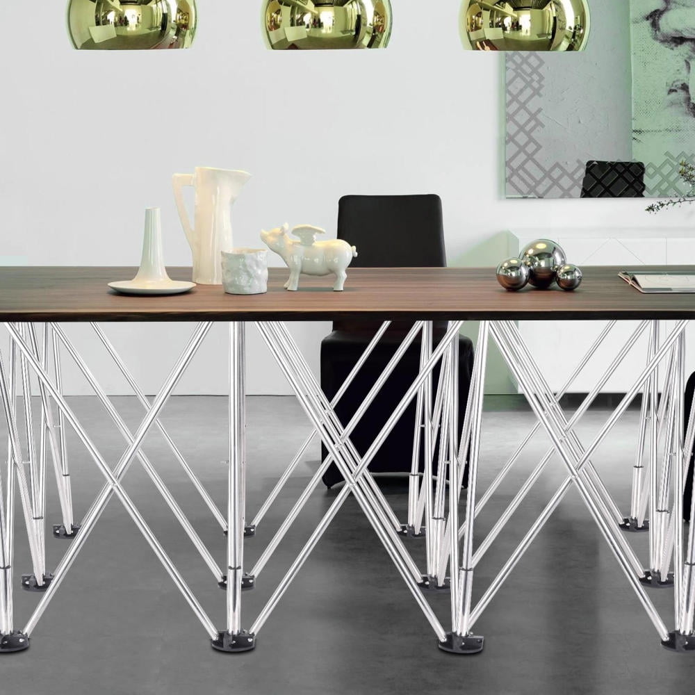 Heavy Duty Folding Work Table 7.2x2.4ft, 44.5" Height Portable ...