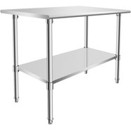 ModFusion 3-Tier Stainless Steel Work Table 36" x 24" with 4 Wheels ...