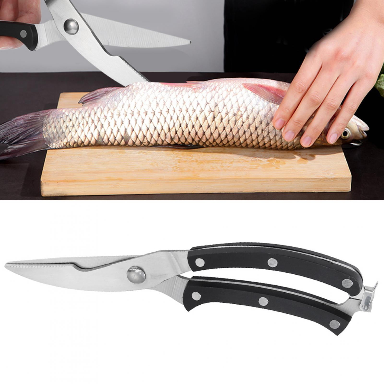 Heavy,Duty Food Scissors With Spring Assist, Safe, Rust,Proof Long ...
